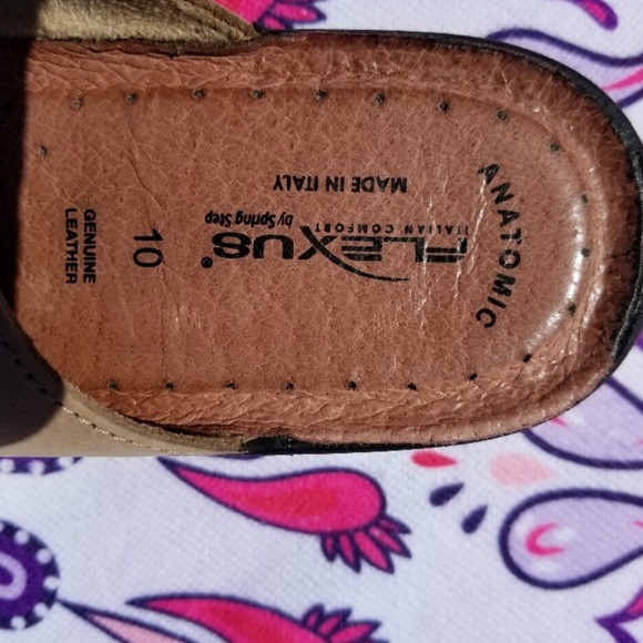 Flexus | Shoes | New Flexus Italian Comfort Anatomic Slip On Sandal ...